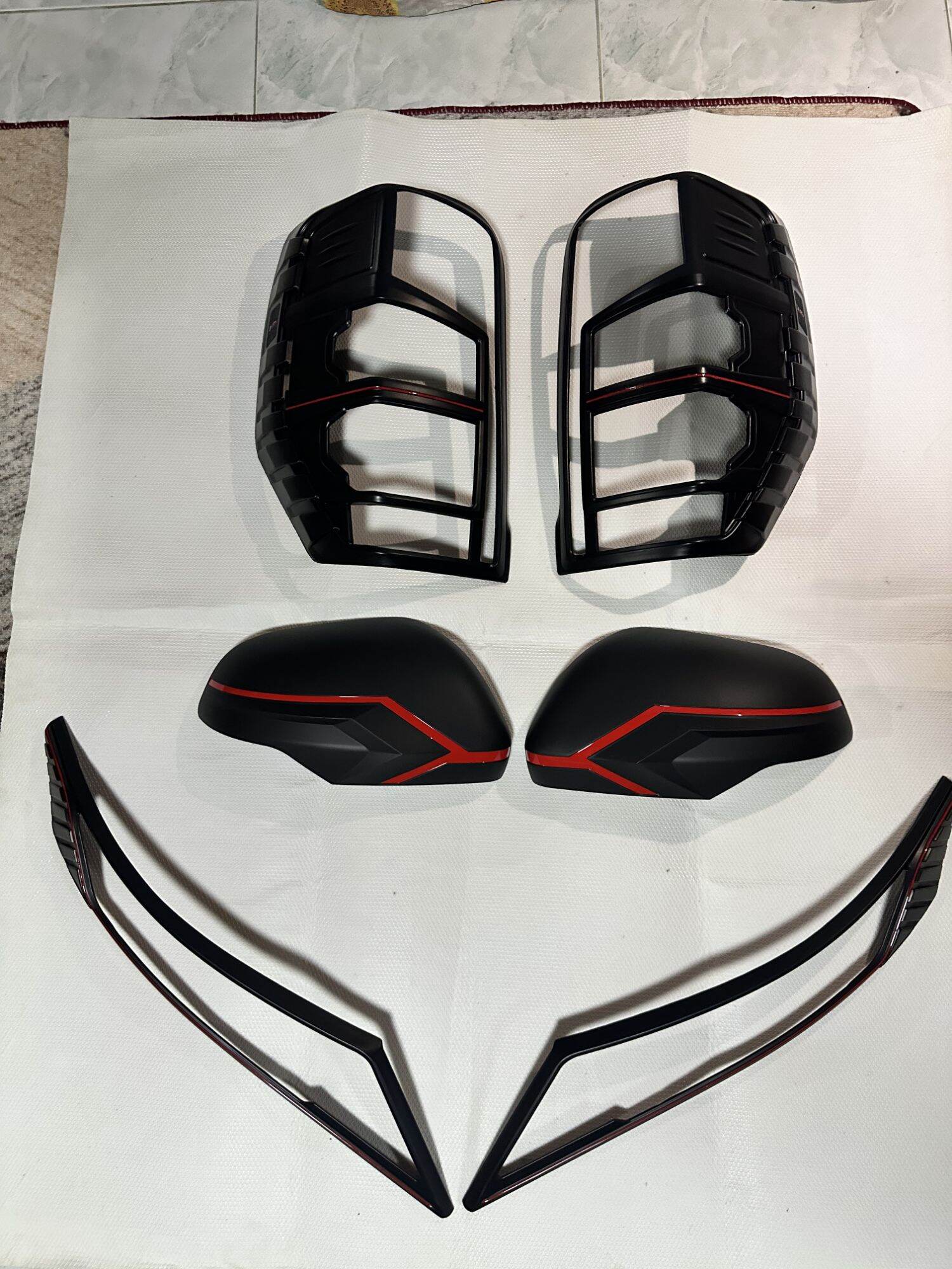 MITSUBISHI TRITON/STRADA MATTE BLACK/BLACK GARNISH SET (2019-2023 ...