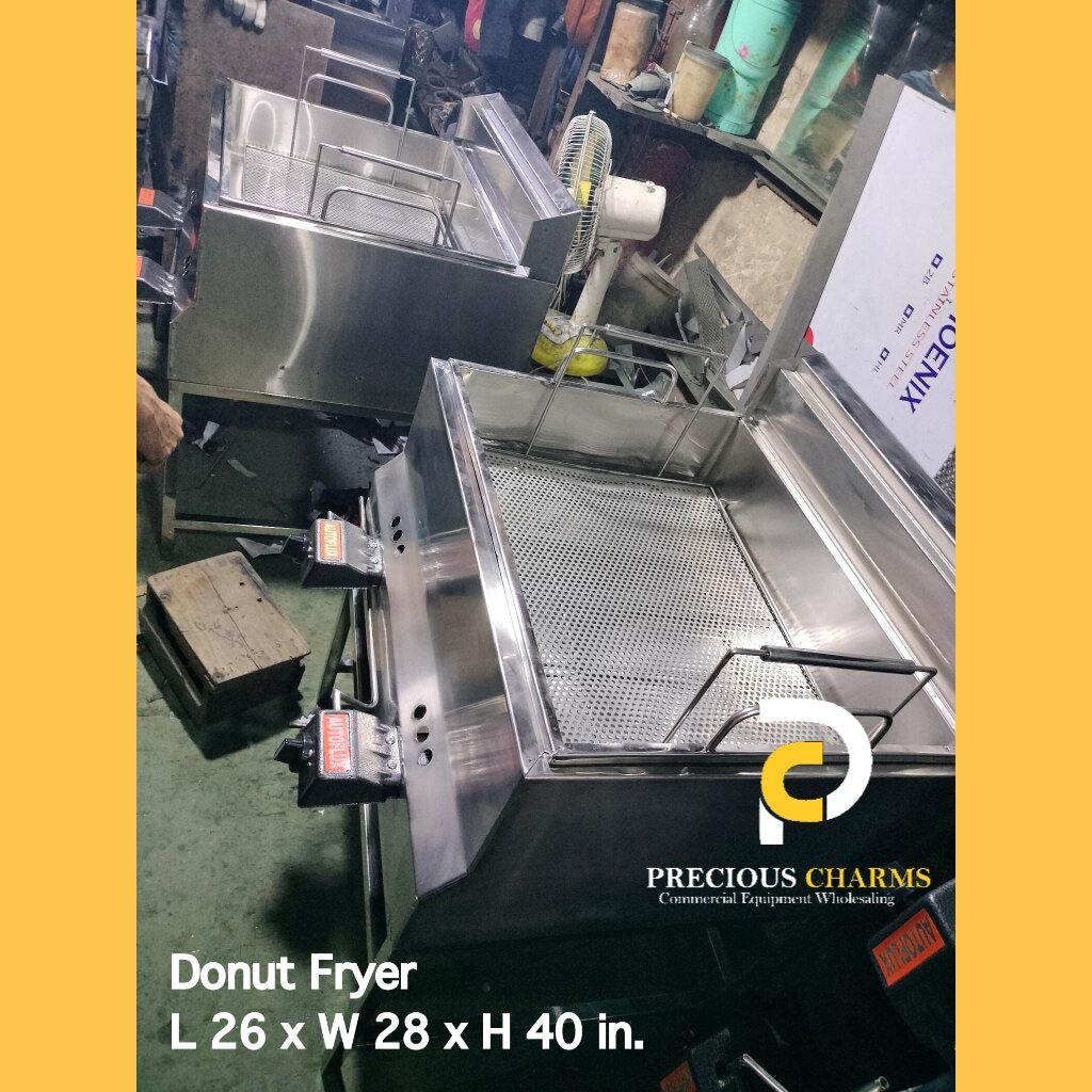 HEAVY DUTY FULL STAINLESS DONUT FRYER GAS OPERATED / GAS TYPE DONUT ...