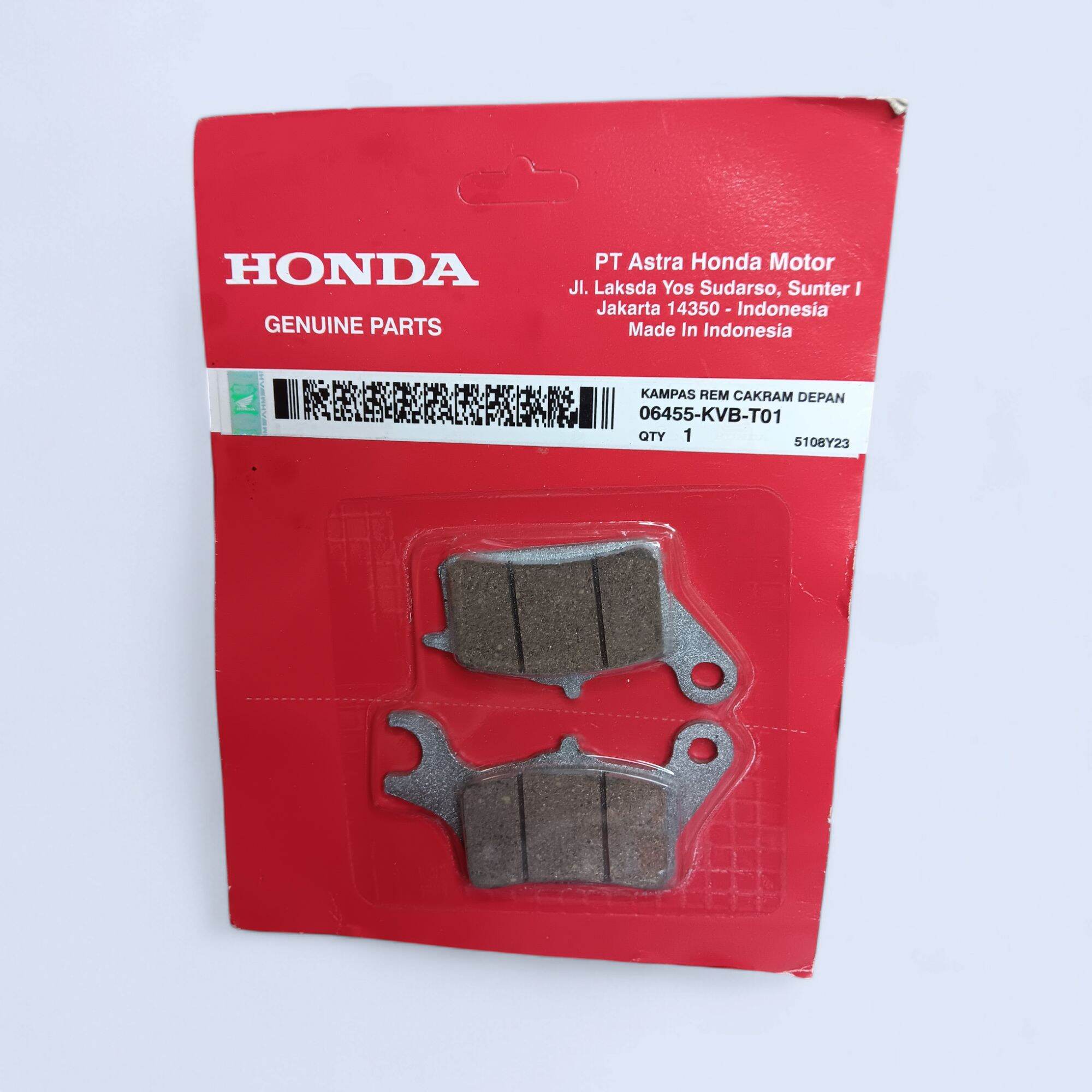 HONDA CLICK 125i V1/BEAT Fi & CARB V1,V2,V3/ AIRBLADE BRAKE SETS (FRONT ...