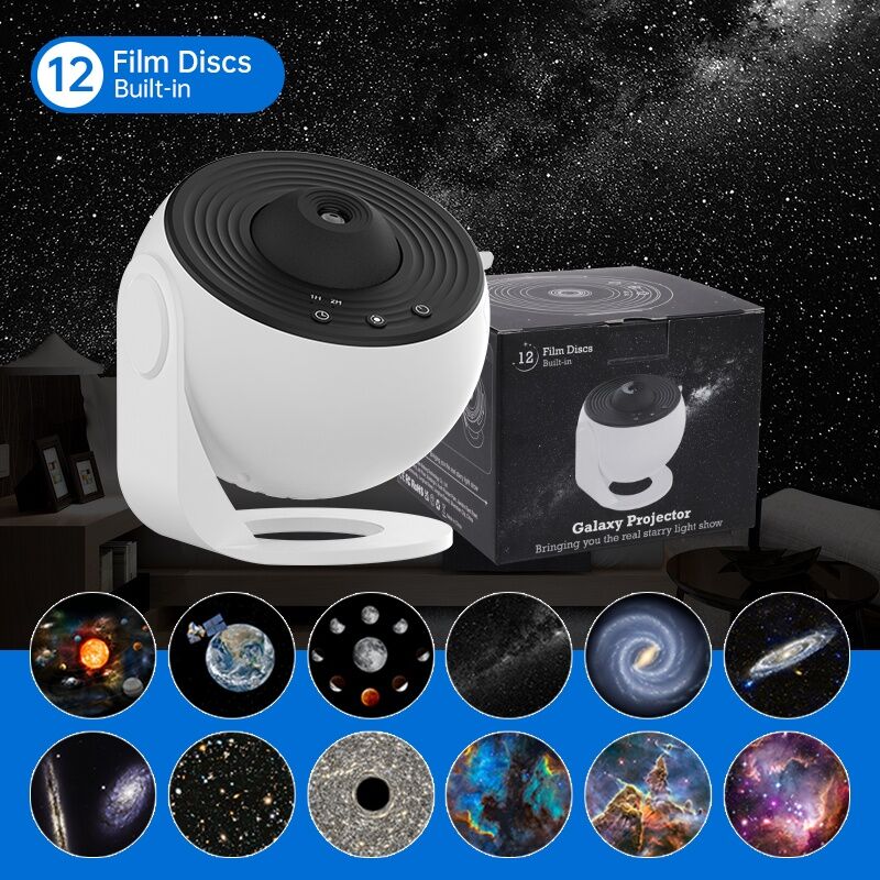 Night Light Galaxy Projector Starry Sky Projector 360° Rotate ...