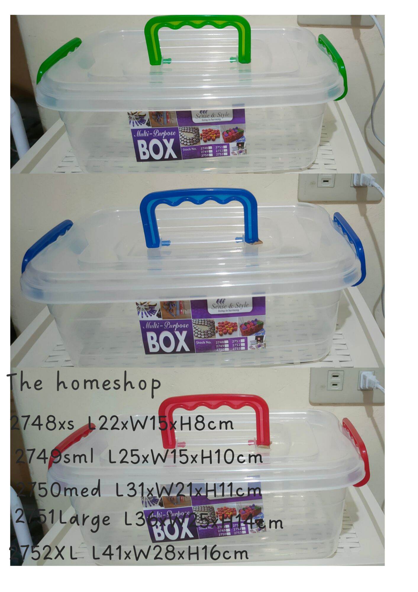 TRANSPARENT STORAGE CONTAINER/STACKABLE ORGANIZER | Lazada PH