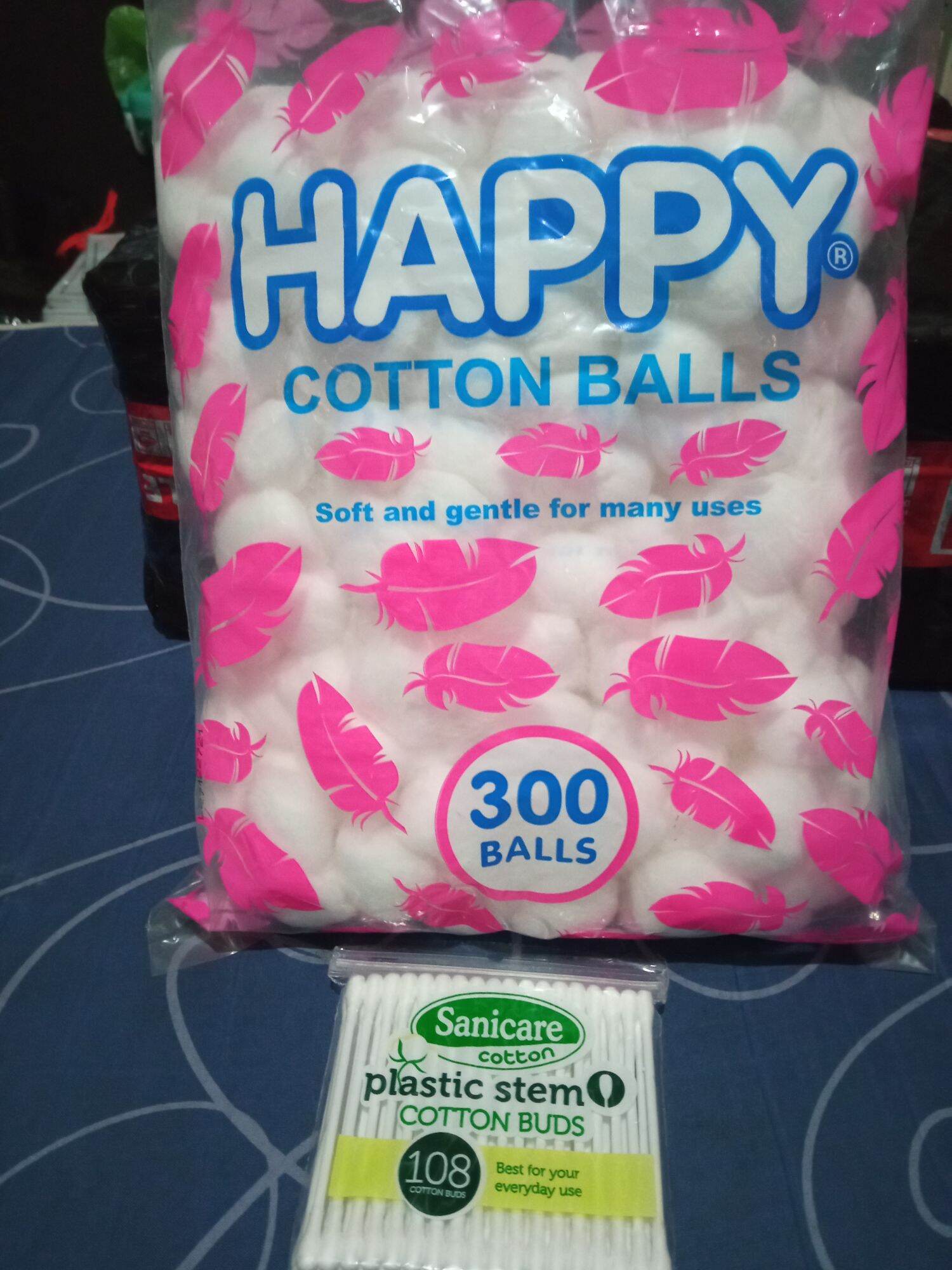 Happy cotton bals 300 balls with cotton buds | Lazada PH