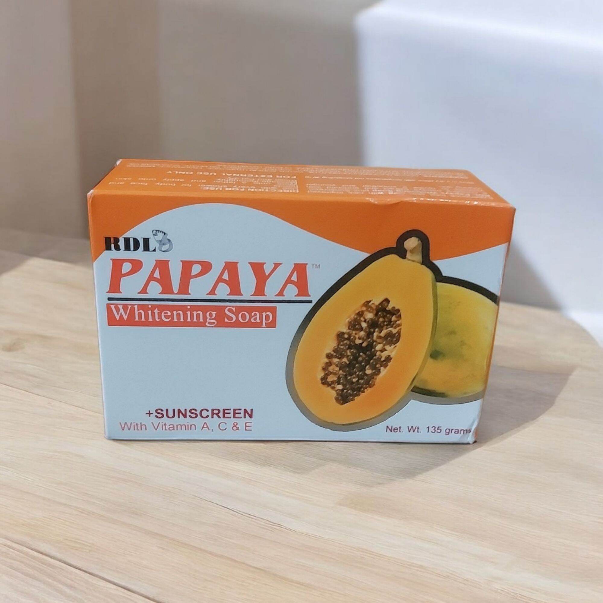 RDL PAPAYA WHITENING SOAP 90g-135g | Lazada PH