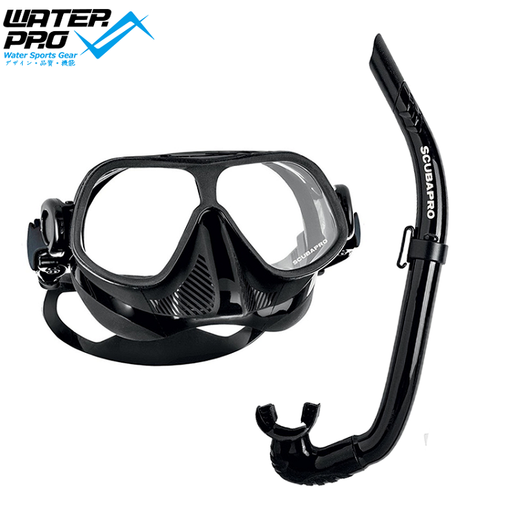 Scubapro US Steel Comp Diving Mask Matching Apena Wet Breathing Tube ...