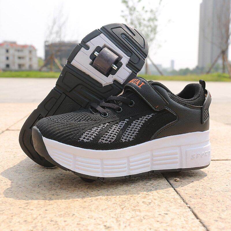 Children's Heelys Skates Adult Men Transformative Shoes Female Dual-Use ...