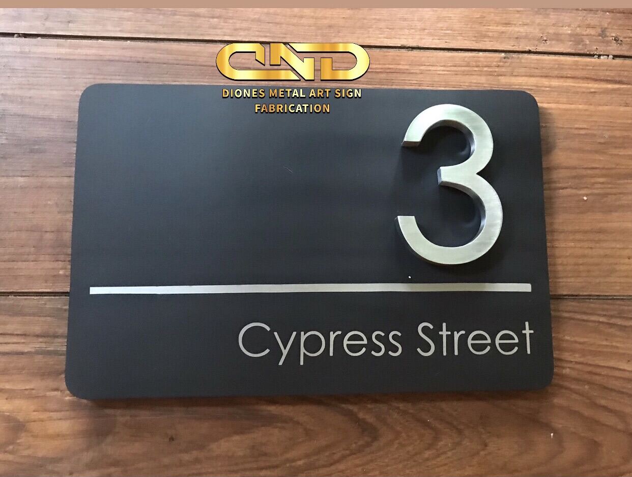 Customized Home address/Plate home address/house Number sign | Lazada PH