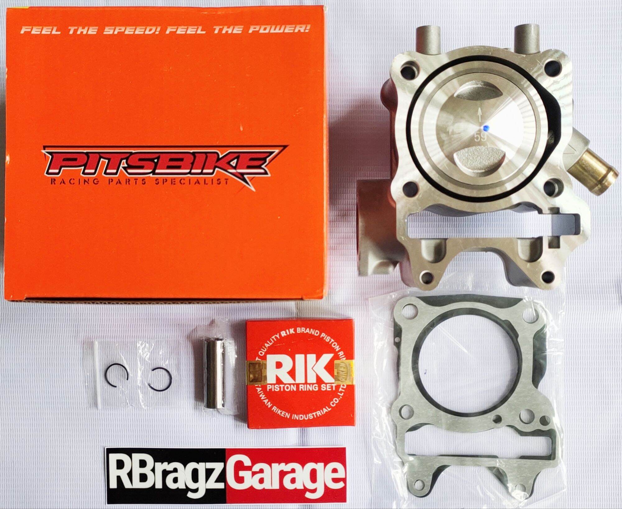 Pitsbike 52.4mm / 59mm Cylinder Steel Block Set Pin 13 - Honda Click ...