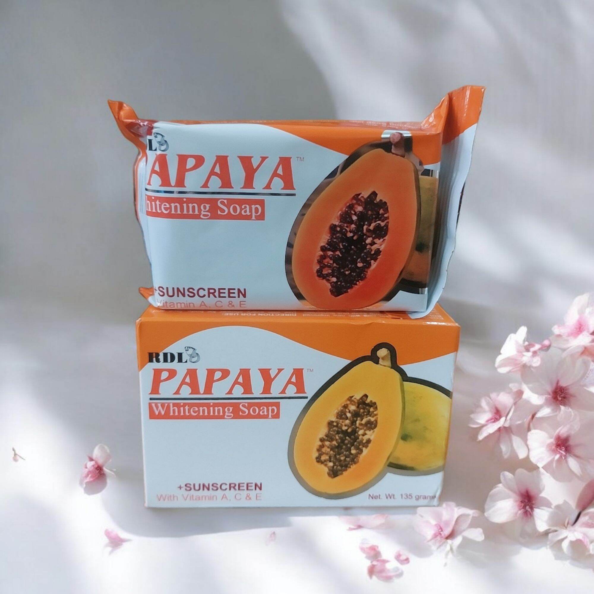 RDL PAPAYA WHITENING SOAP 90g-135g | Lazada PH