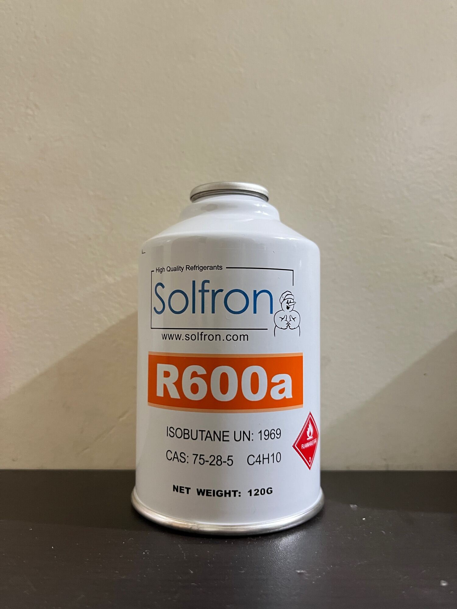 Freon Solfron Brand Refrigerant-600a 120g | Original R600a/R600 in Can ...