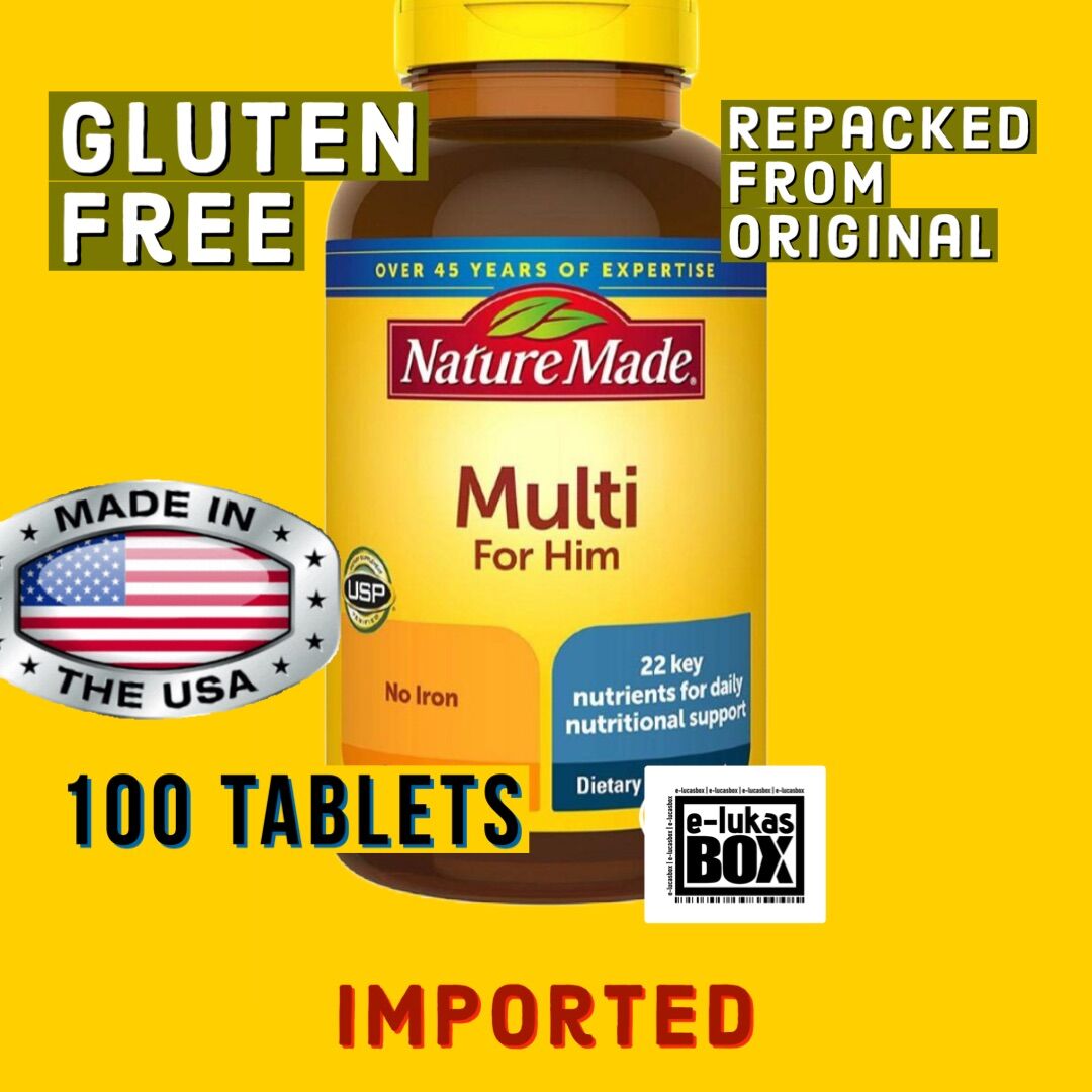 Nature Made MultiVitamins For Him 100- Tablets | Lazada PH
