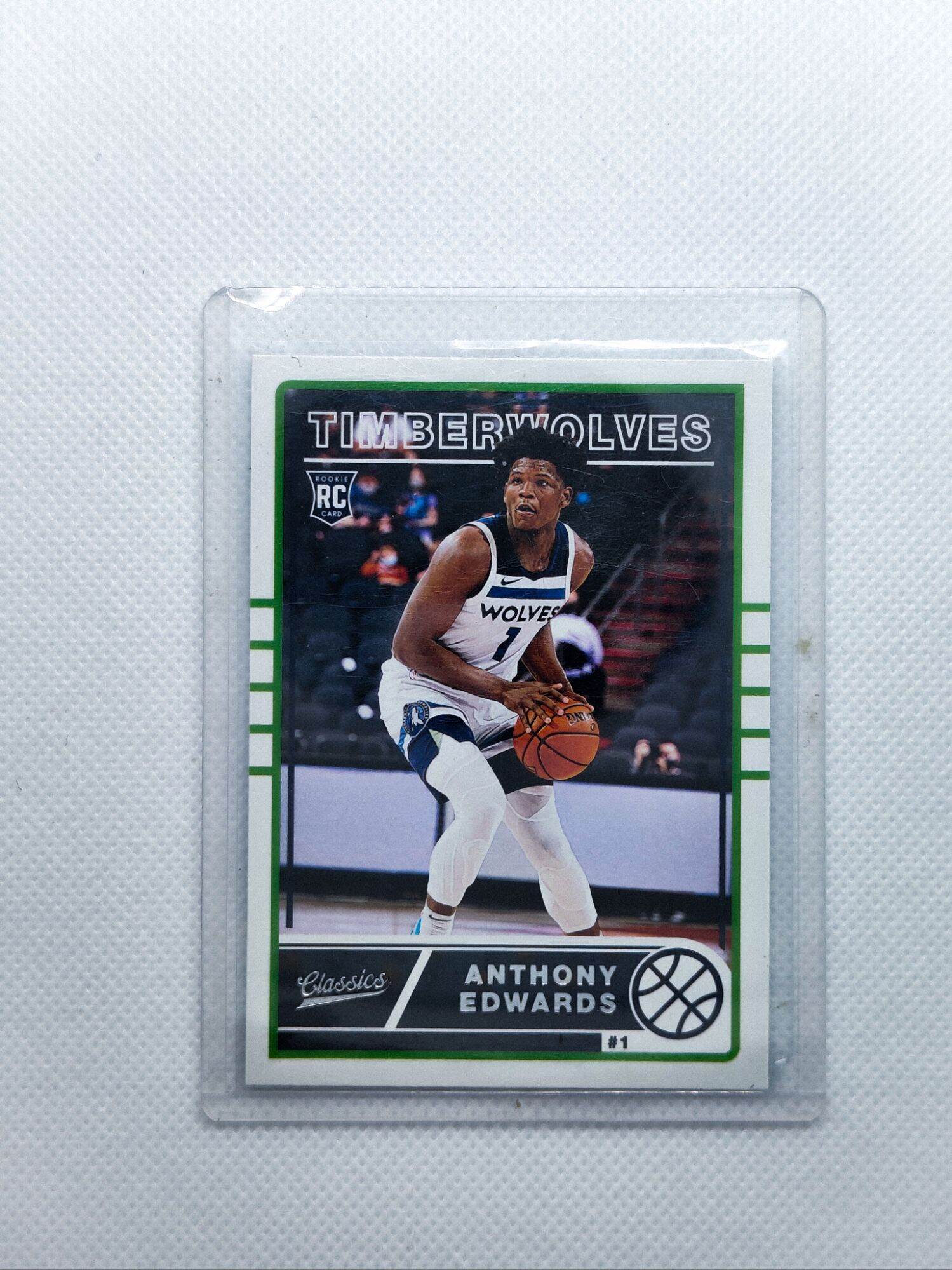 Anthony Edwards Rookie Card RC Timberwolves NBA Basketball Collectible ...