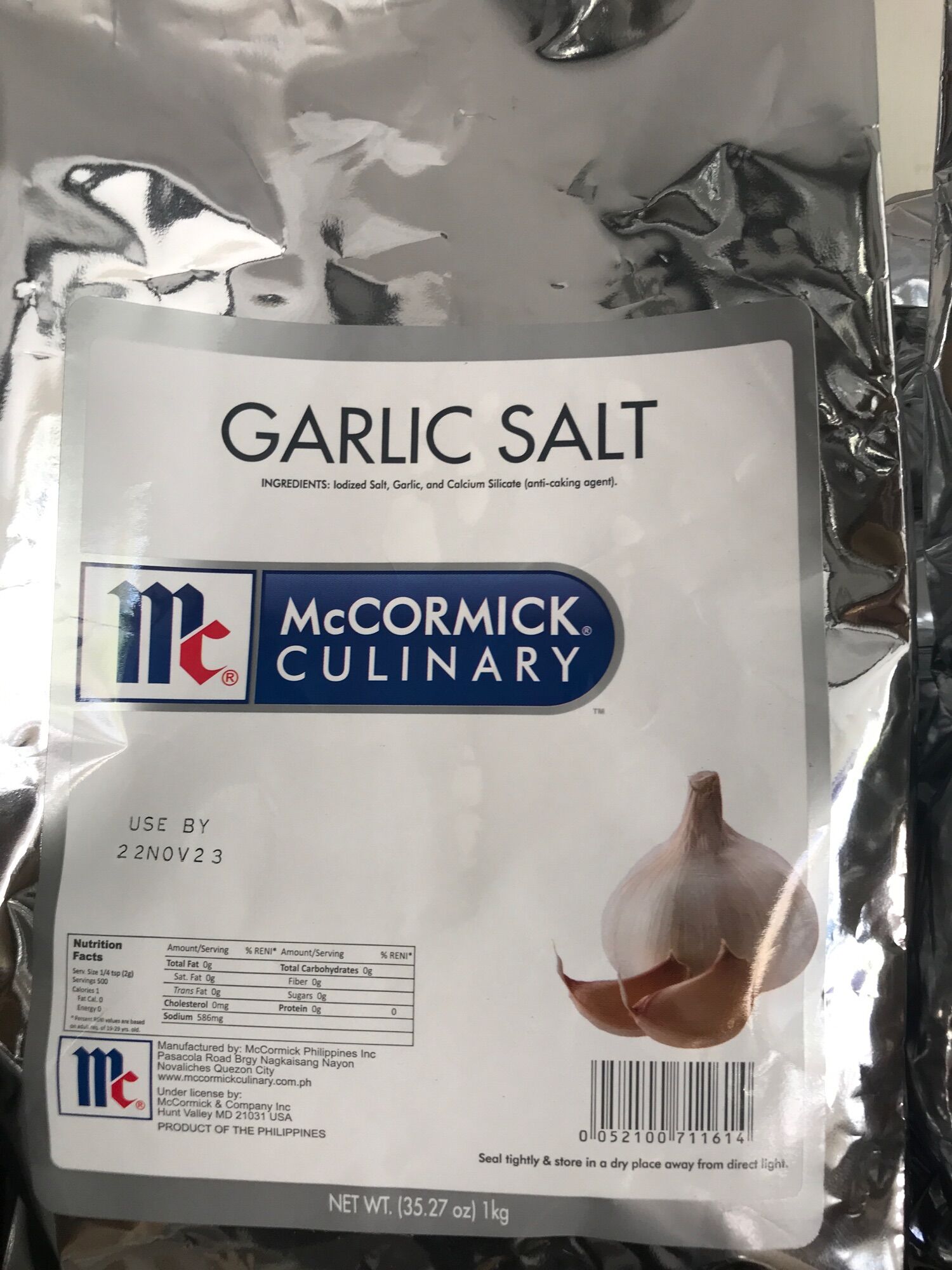 McCormick Garlic Salt 1kg | Lazada PH