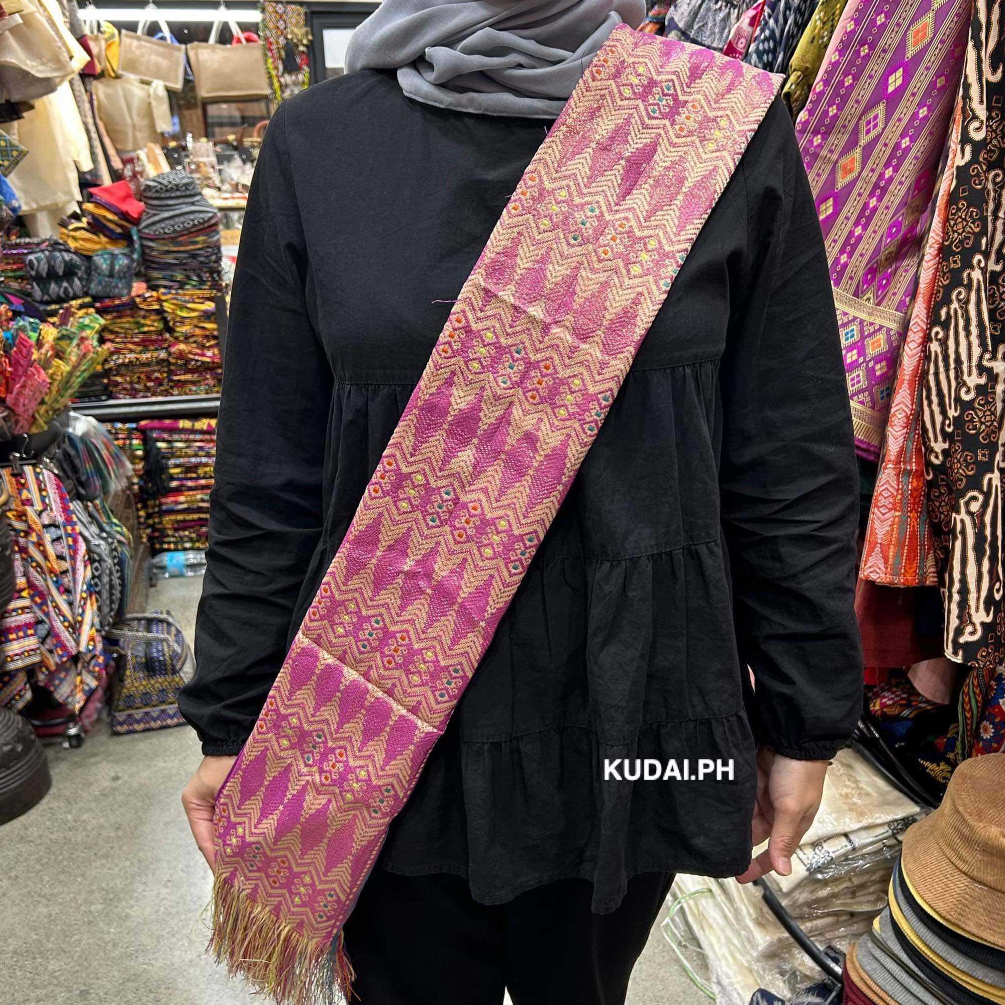 SABLAY Handwoven Weave Alampay / Runner Sash / Ethnic Costume ...