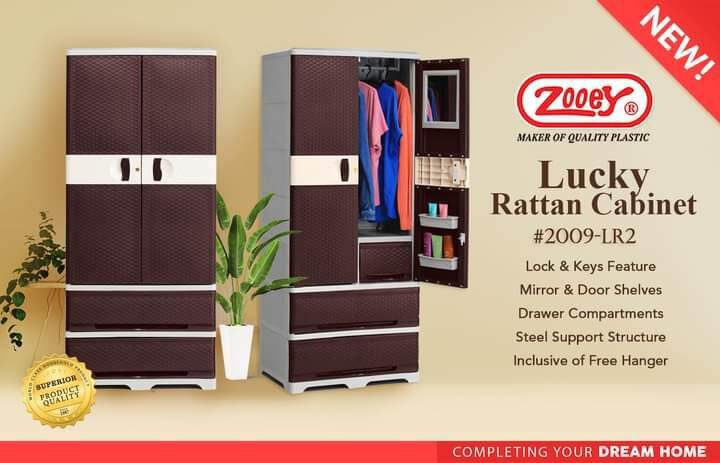 Lucky Rattan Zooey Cabinet | Lazada PH
