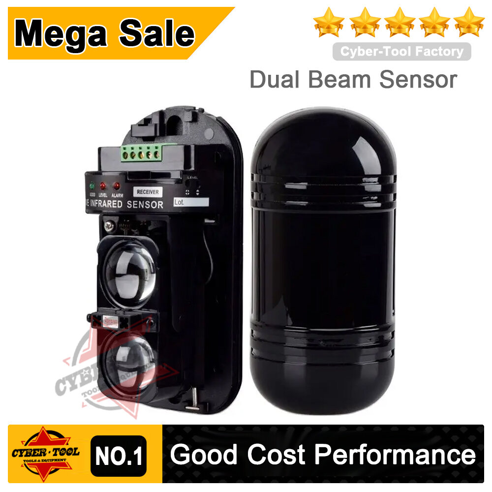2/3 Beam Sensor Active Infrared Intrusion Detector IR 20m to 150m ...