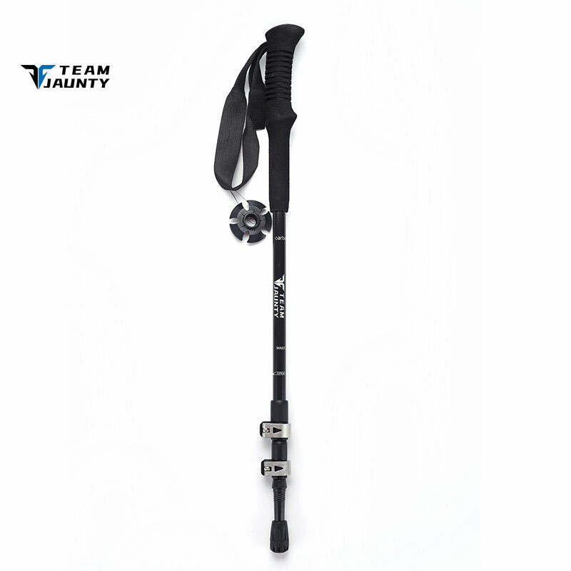 Team Jaunty Carbon Fiber Alpenstock Outdoor Climbing Hiking Walking ...