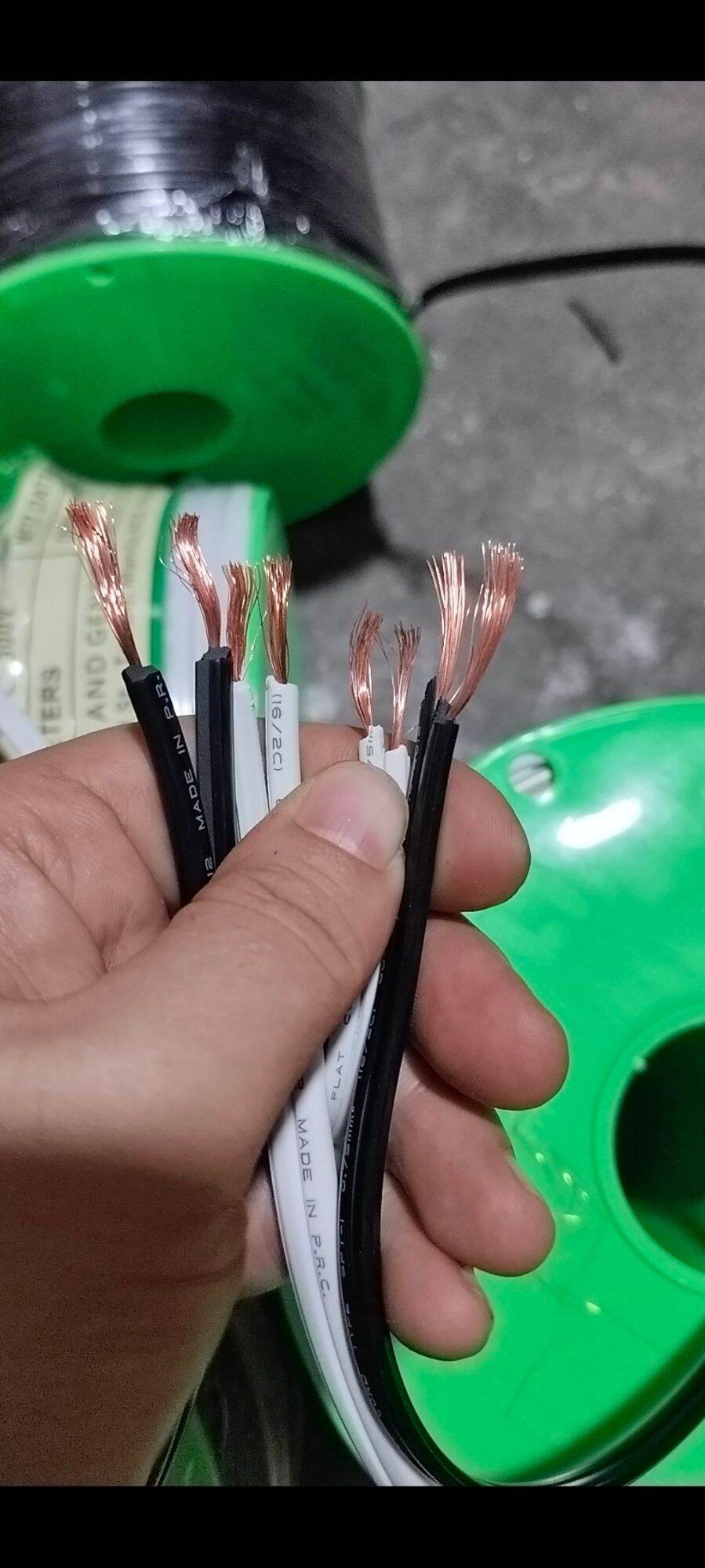 per meter original quality boston / wire max /shuta sky flatcord wire ...