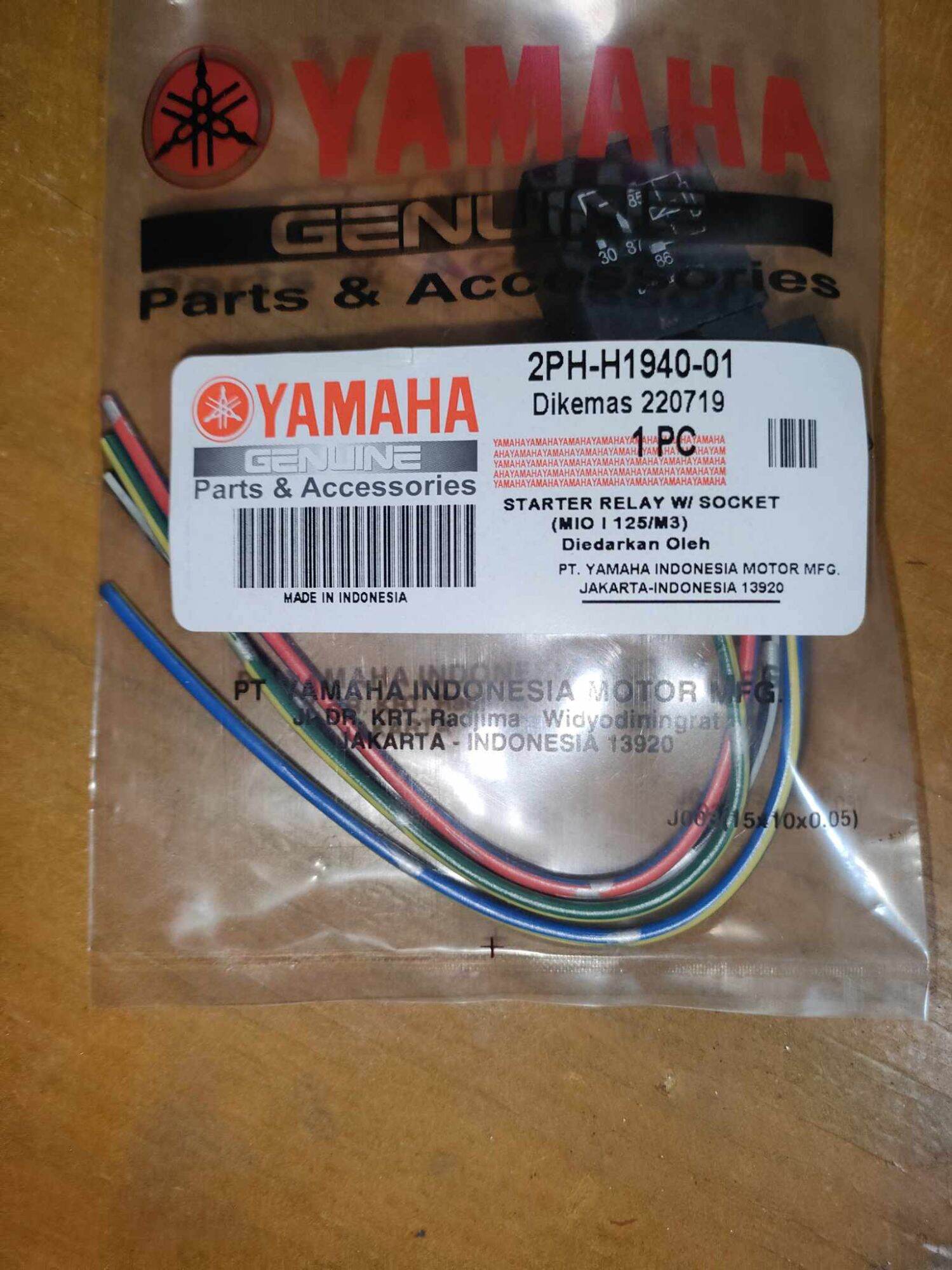 YAMAHA MIO I 125/M3 STARTER RELAY W/SOCKET | Lazada PH