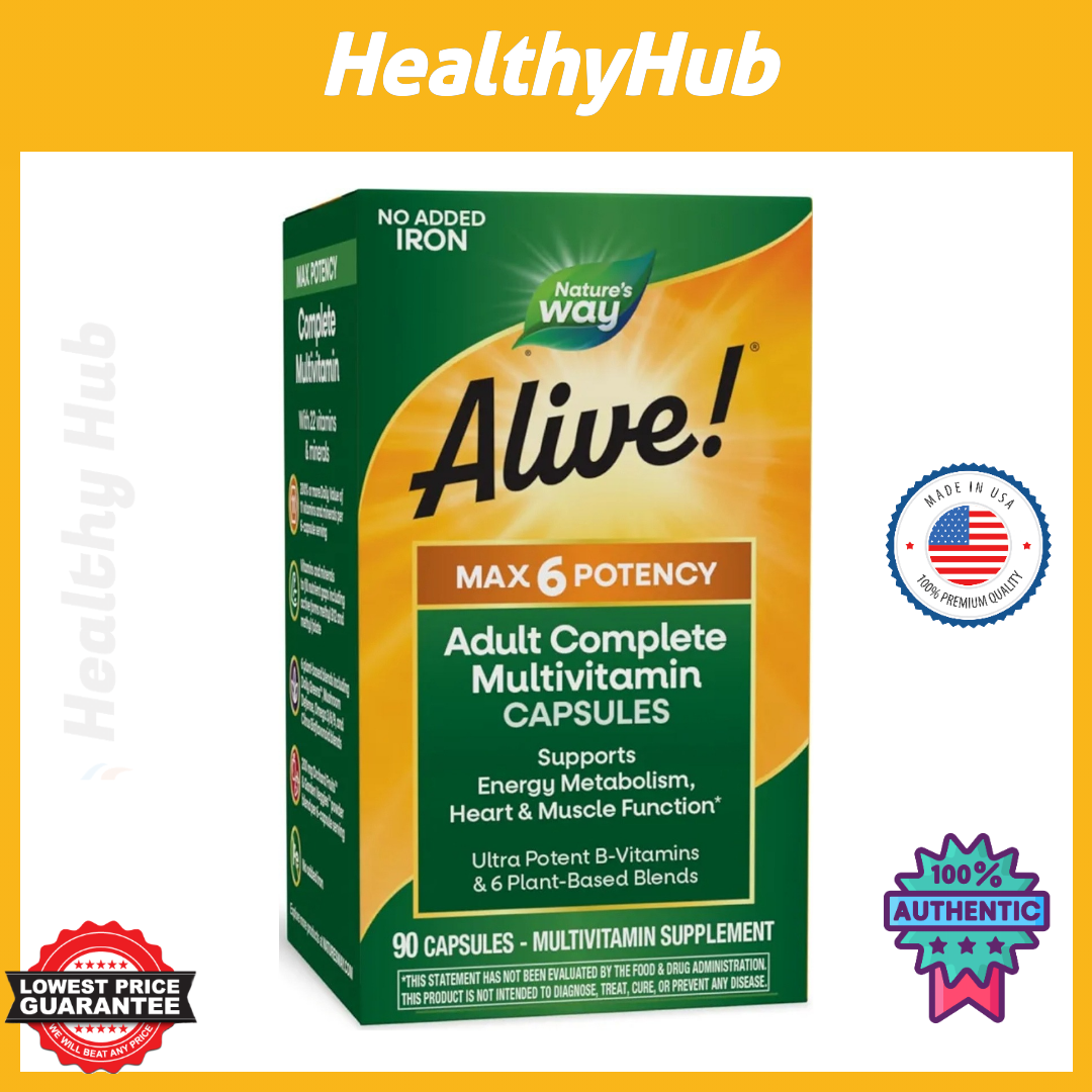 Nature's Way Alive! Max 6 Potency Multivitamin (EXP. DEC 2026) | Lazada PH