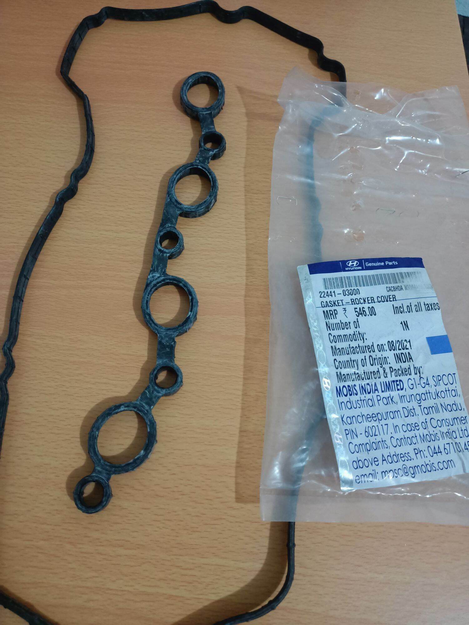 22441-03000 VALVE COVER GASKET FOR HYUNDAI I10 1.2CC(GENUINE) | Lazada PH