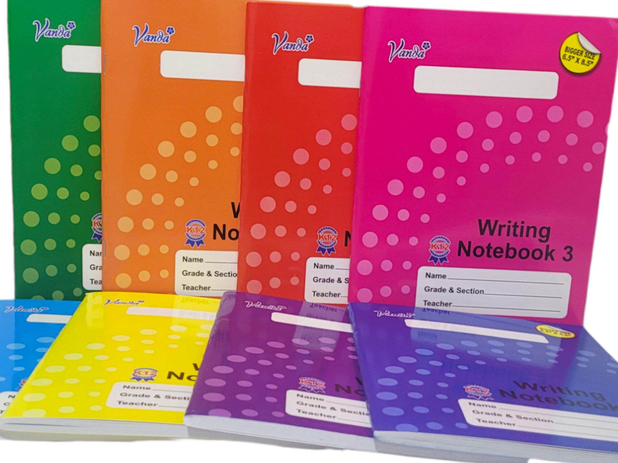 Vanda Prescribed Writing Notebook for Grade 3 - Bigger Size 6.5" x 8.5 ...