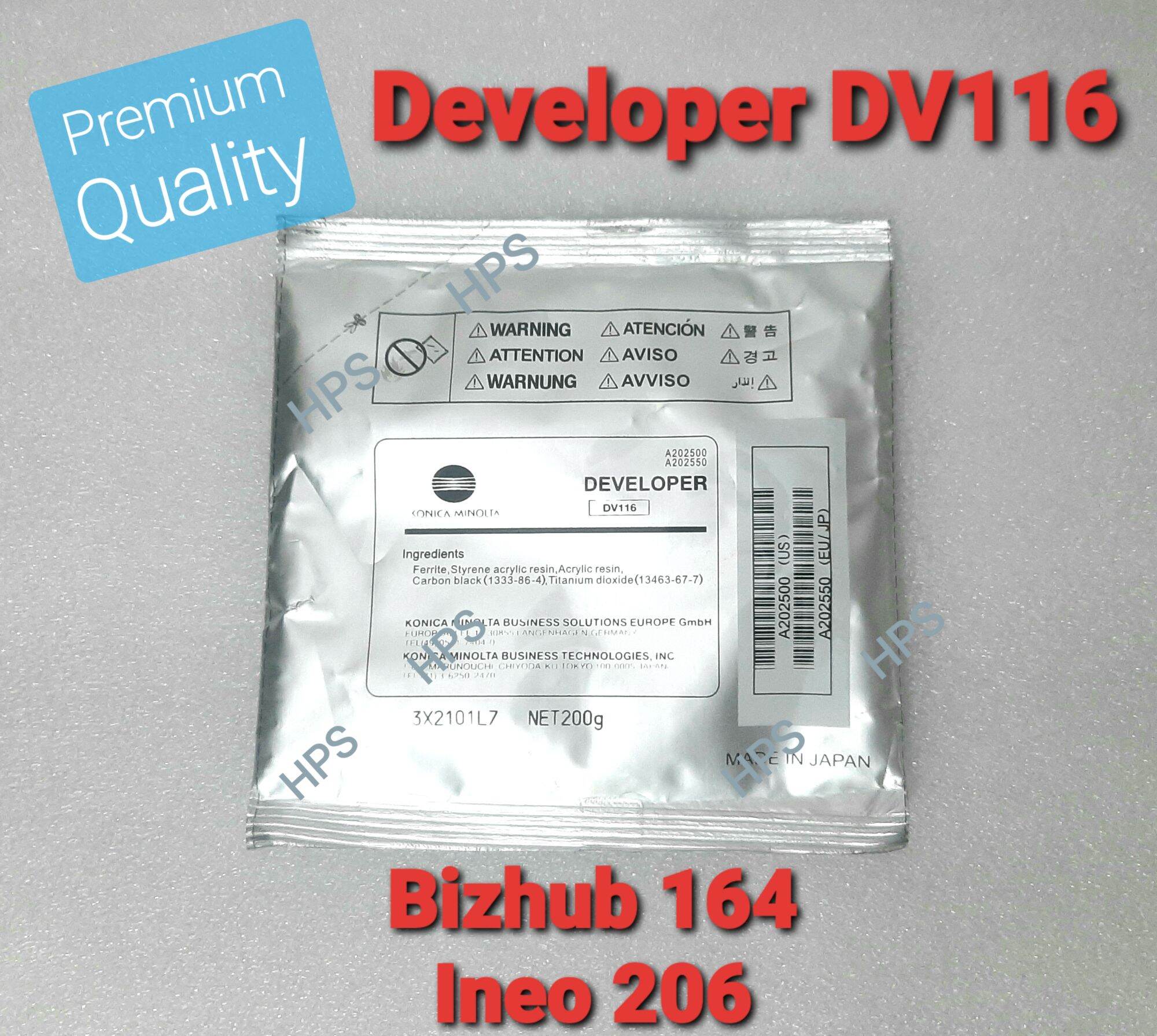 Developer DV116 For use Compatible Bizhub 164 / Ineo 206 | Lazada PH