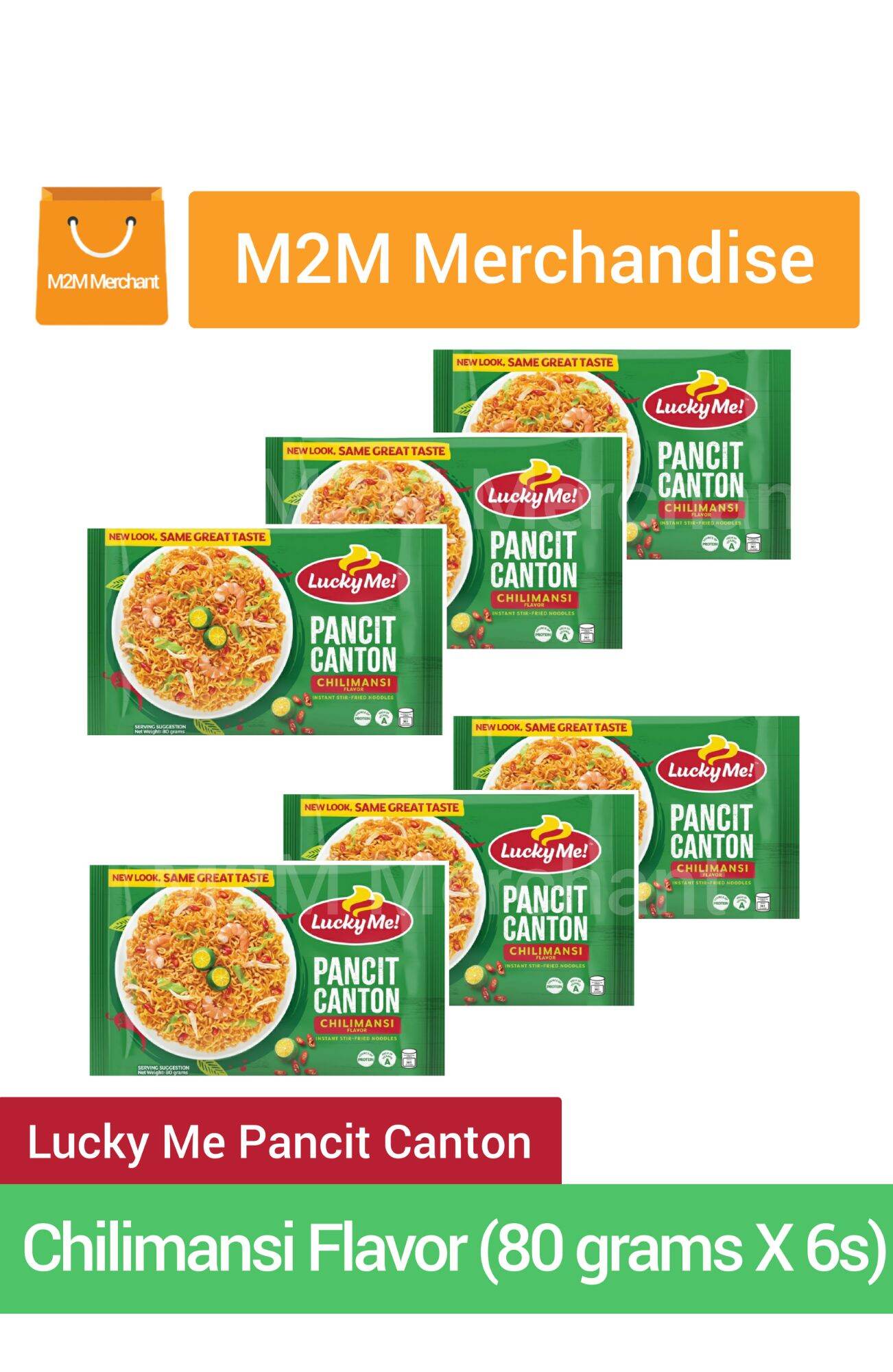 Lucky Me Pancit Canton - Chilimansi Flavor (80 grams X 6s) | Lazada PH
