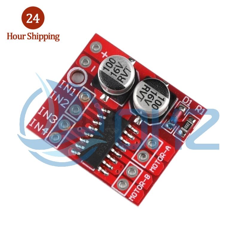 MX1508 2-Phase DC Motor Driver Module DC 2V-10V 1.5A 2 Way PWM Speed Controller Dual H-Bridge ...