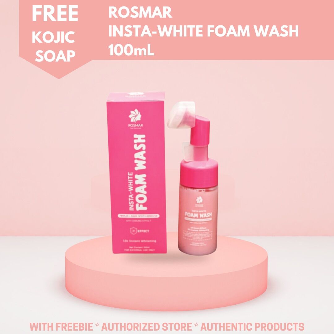 Rosmar Insta-White Foam Wash 100ml | Lazada PH