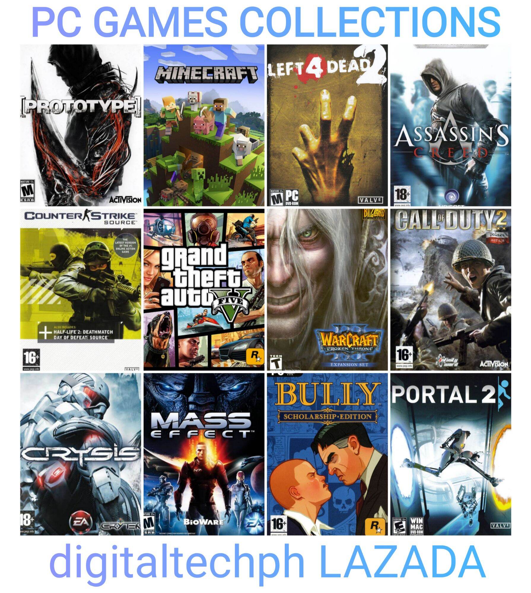 PC Games Collections / Minecraft / GTA V / Red alert 2 / SIMS 4 / Call ...