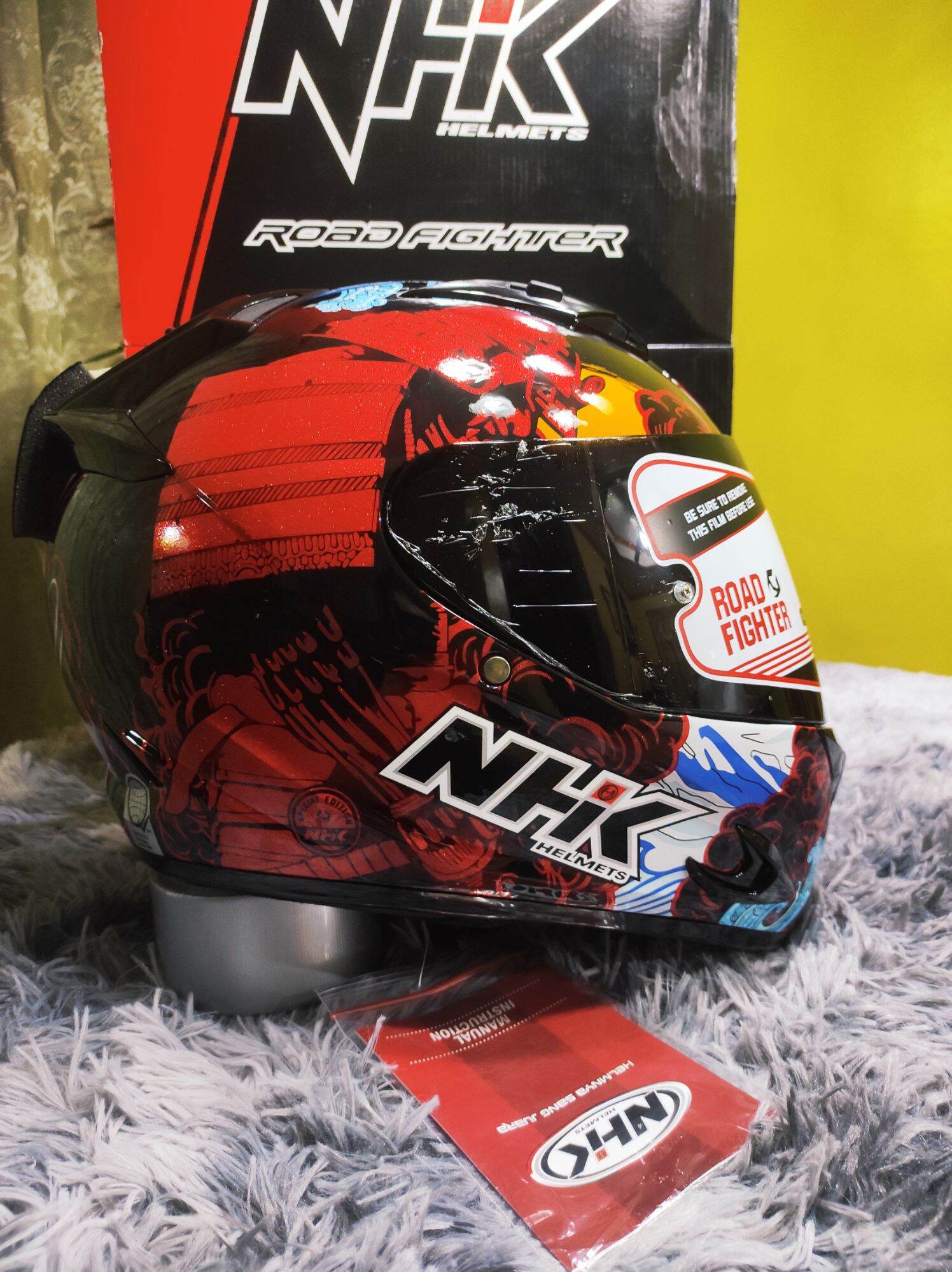 Nhk Race Pro Samurai Black Metallic Glossy | Lazada PH