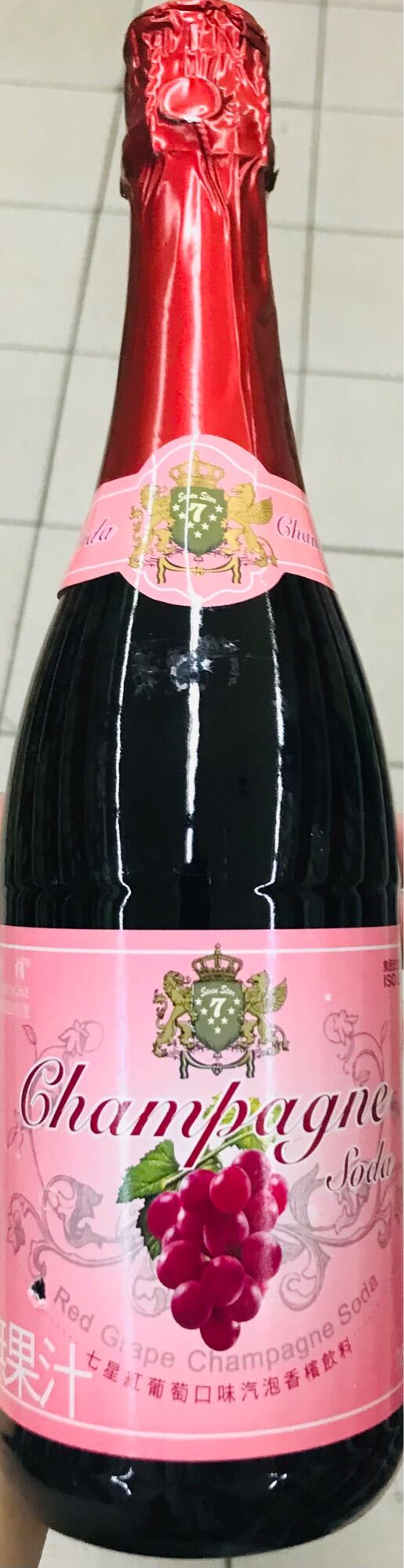 Seven Star Red Grape Champagne Soda 750mL | Lazada PH