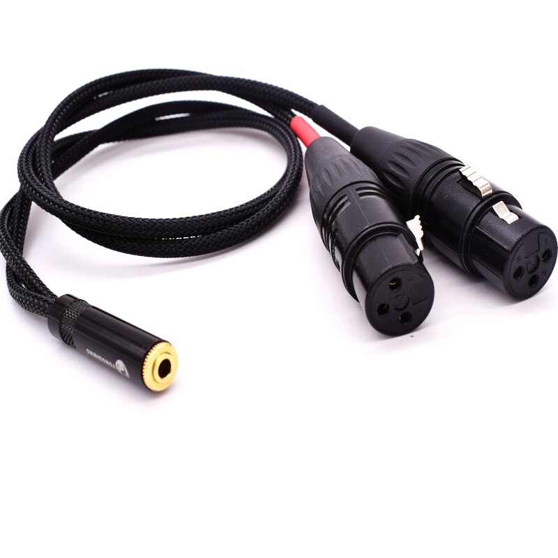 Noise Reduction Cable 3.5 Female One Minute Two Cannon 3.5 Female to ...