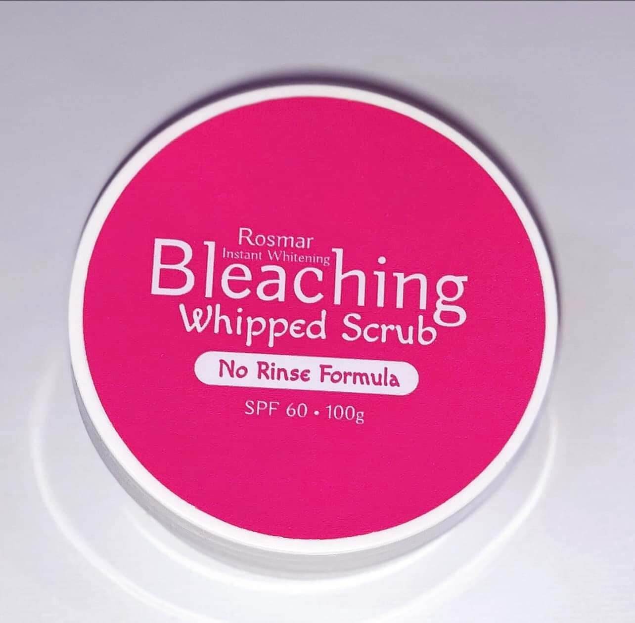 ROSMAR INSTANT WHITENING BLEACHING WHIPPED SCRUB - NO RINSE FORMULA ...