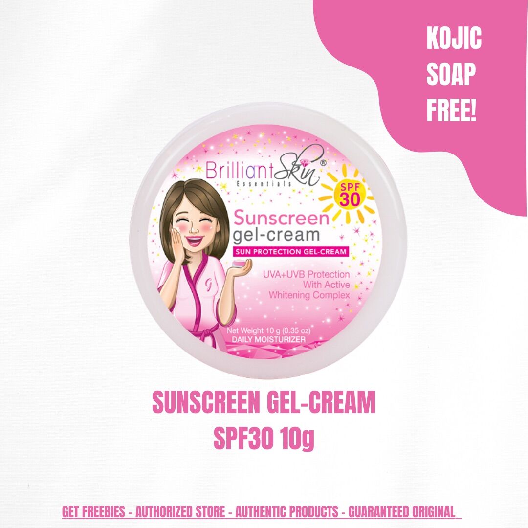 Brilliant Skin Sunscreen Gel Cream / Brilliant Sunblock 10g OR 13GRMAS ...