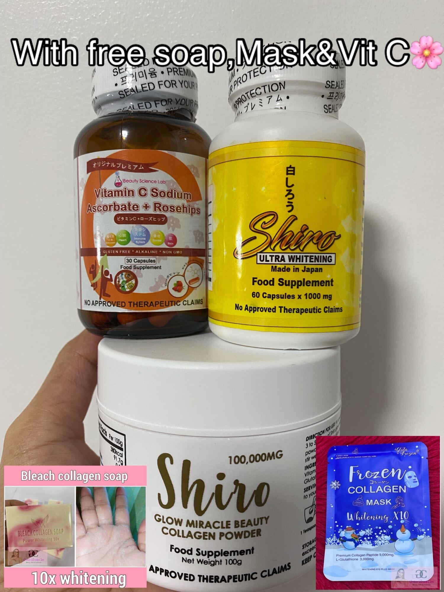 SHIRO COLLAGEN AND GLUTA COMBO(with free Gifts) | Lazada PH