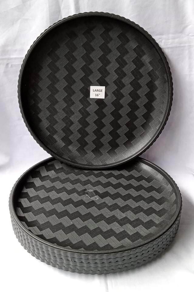 Round Plastic bilao XS (10 inches) S (12inches), M(14 inches), L(16 ...