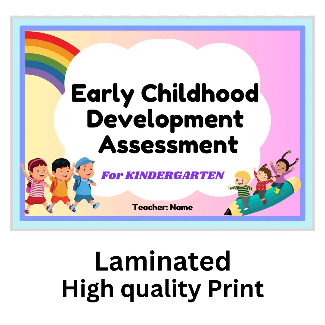 ECD ASSESSMENT TOOL /Kindergarten Early Childhood Development ...