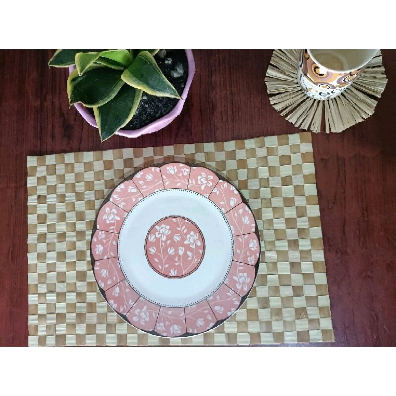 Native Buri placemat 18x12 inch from bicol (cheapest) | Lazada PH
