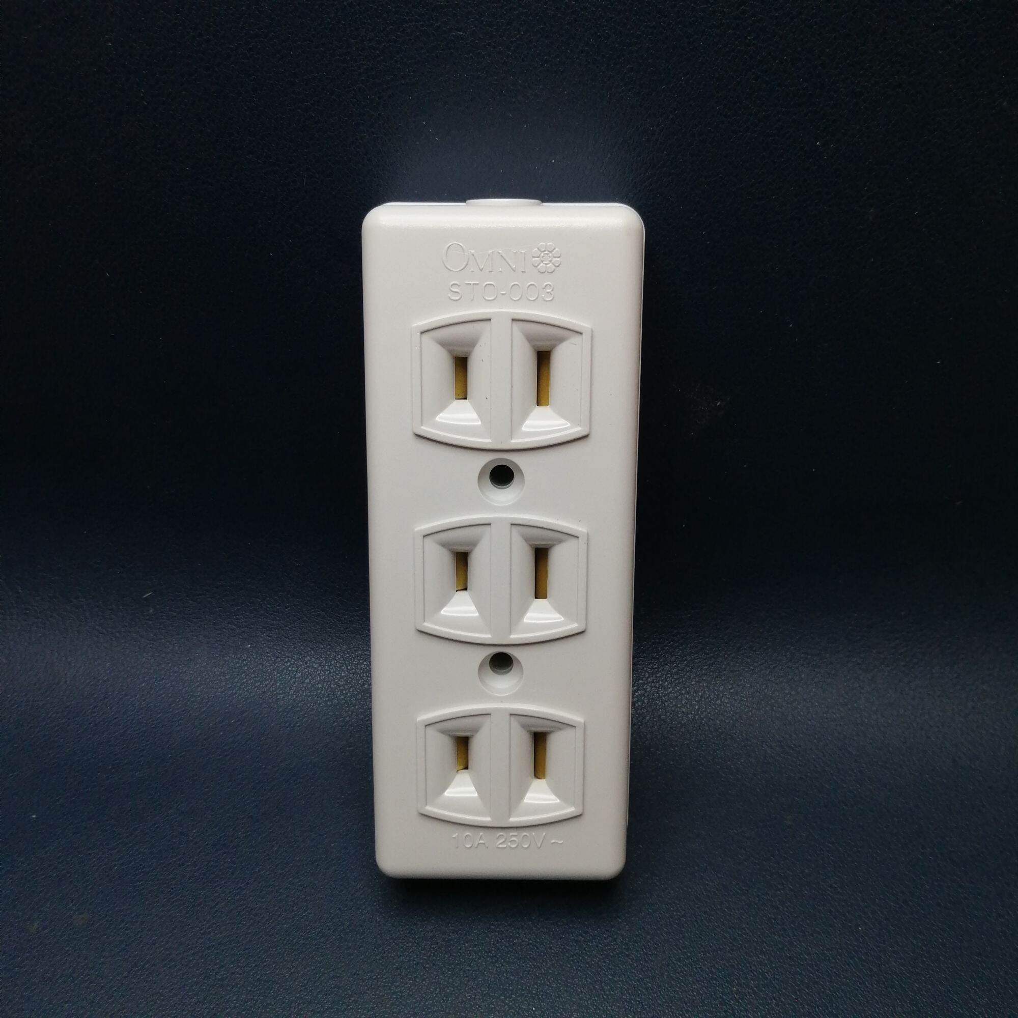 Omni Spring Type Outlet 10A, 250V (2 Gang - STO-002)(3 Gang - STO-003 ...