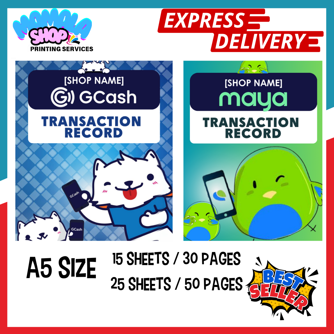 GCASH/MAYA TRANSACTION BOOKLET | Lazada PH