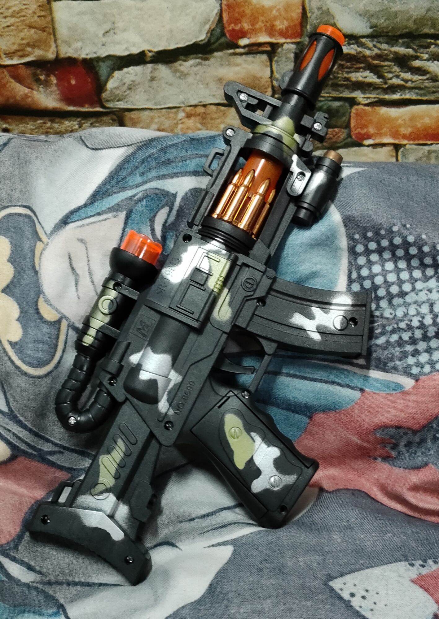 Battery operated toy gun with sounds and light | Lazada PH