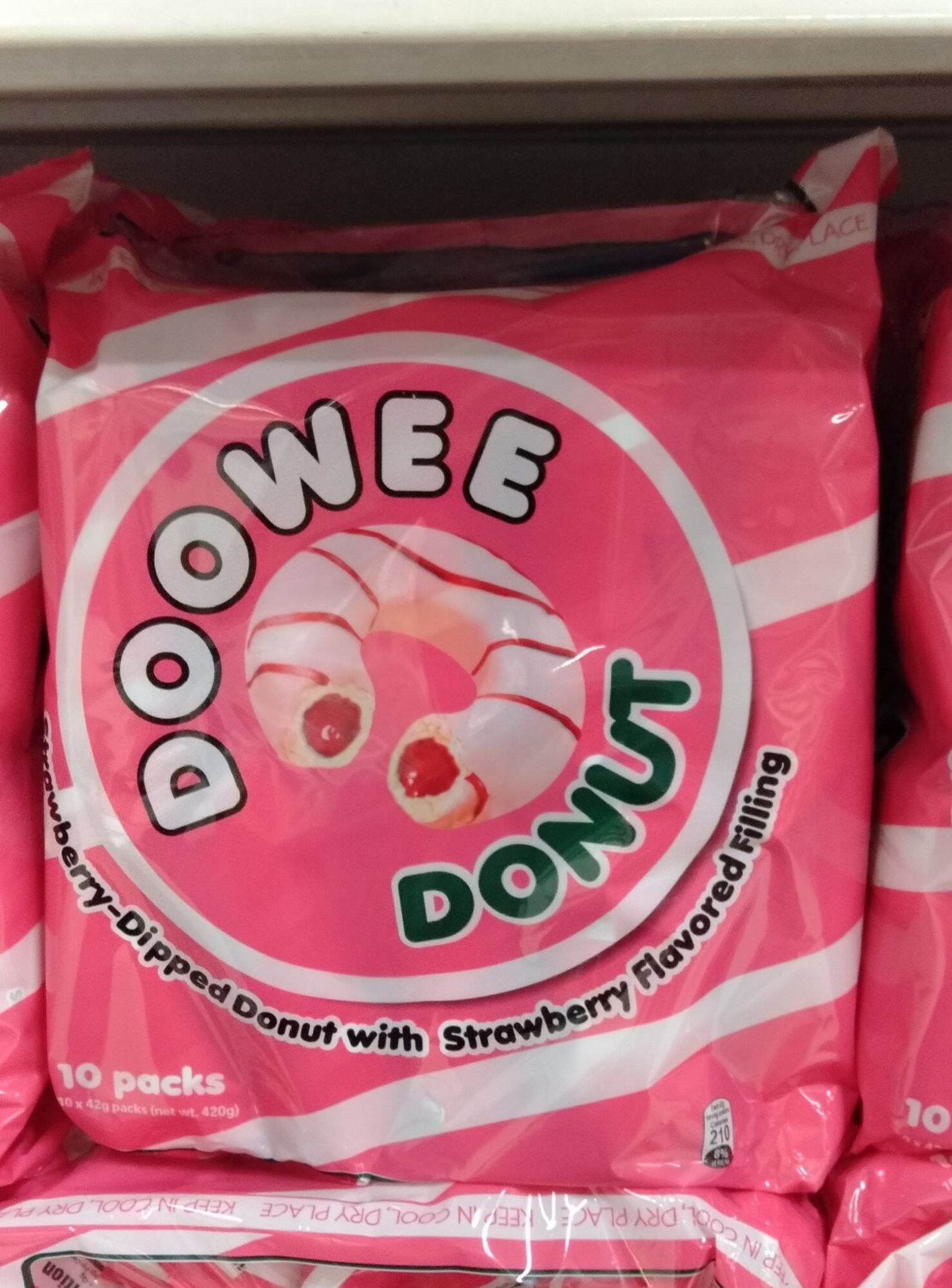 Doowee Donut Strawberry 42g.x10 | Lazada PH