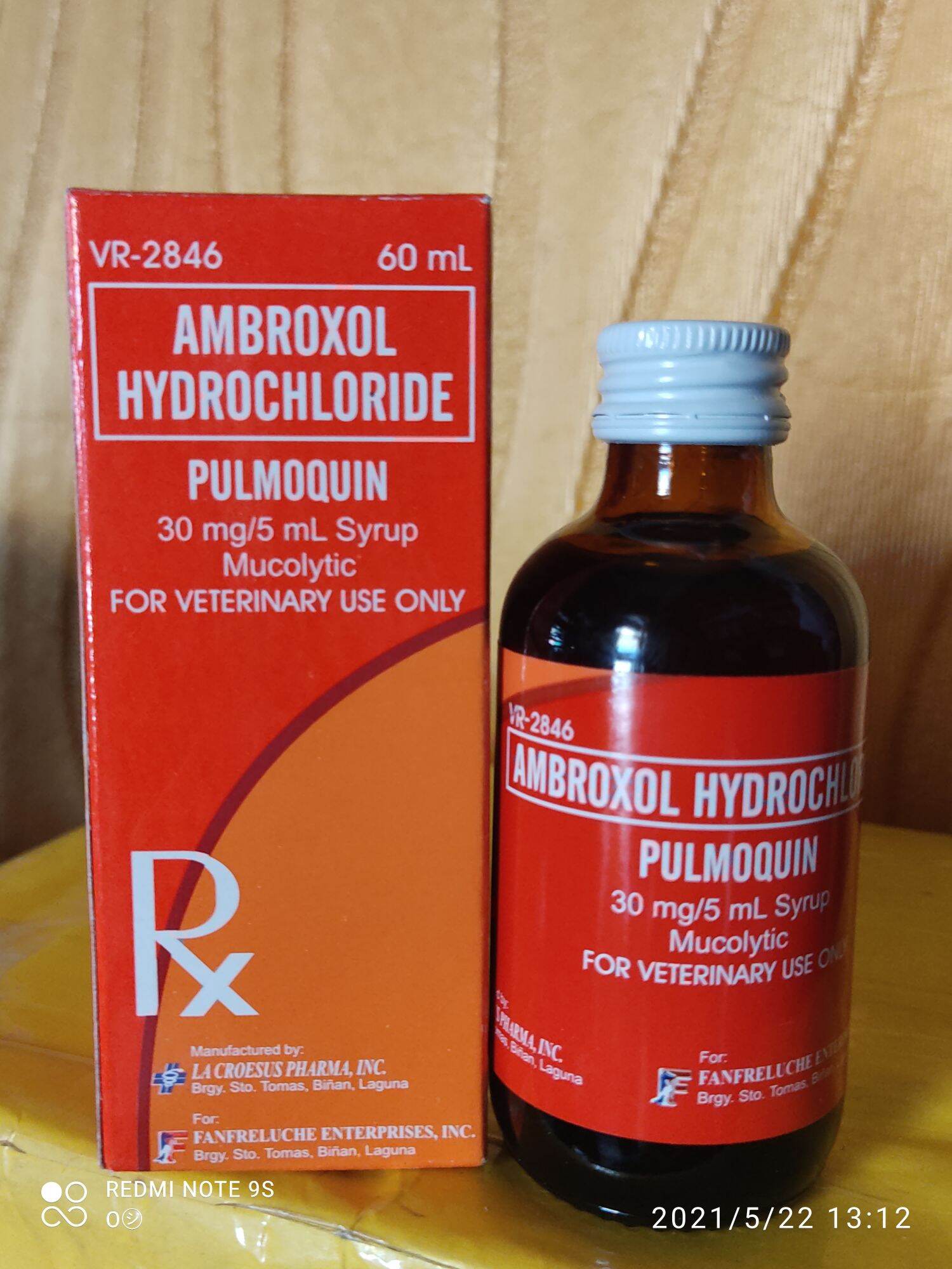 PULMOQUIN (60ml)dog/horses ambroxol/hydrochloride | Lazada PH