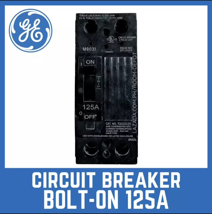 G.E 100AT TO 225AT 2POLE / 3POLE TQD | Lazada PH