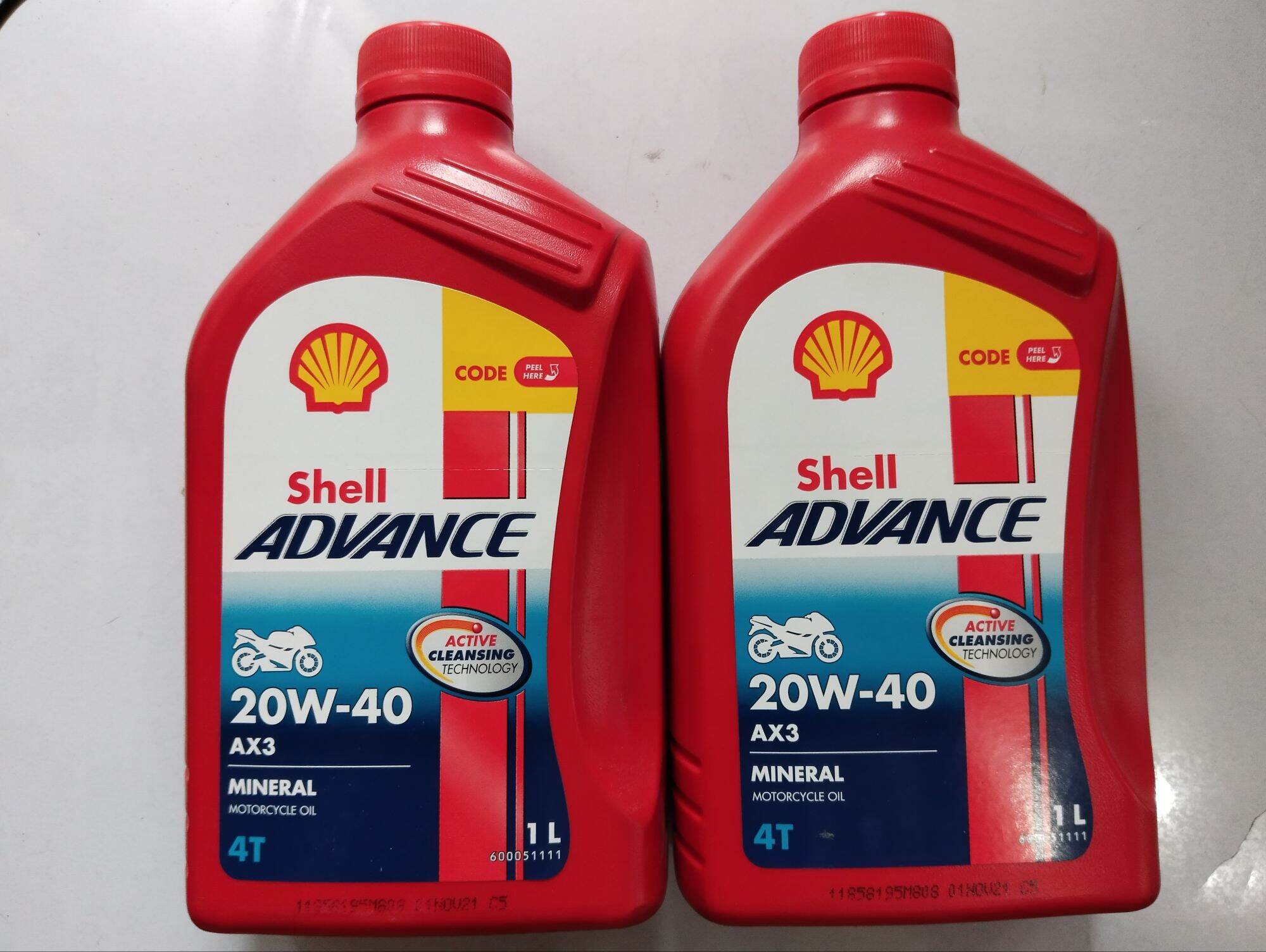 SHELL ADVANCE 4T AX3 20W-40 1L | Lazada PH