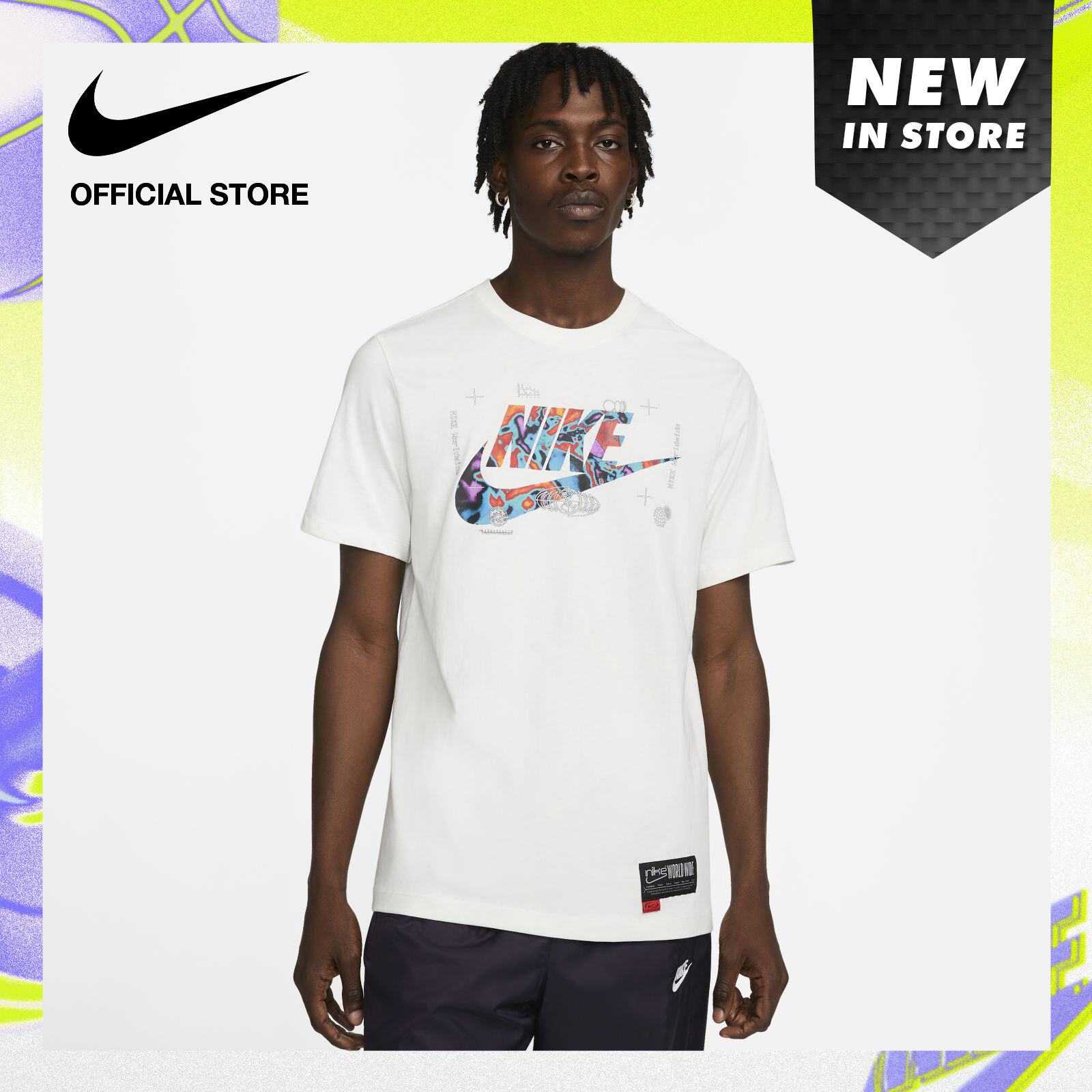 Nike Men's Sportswear So Pack 2 Hbr Tee - Summit White | Lazada PH