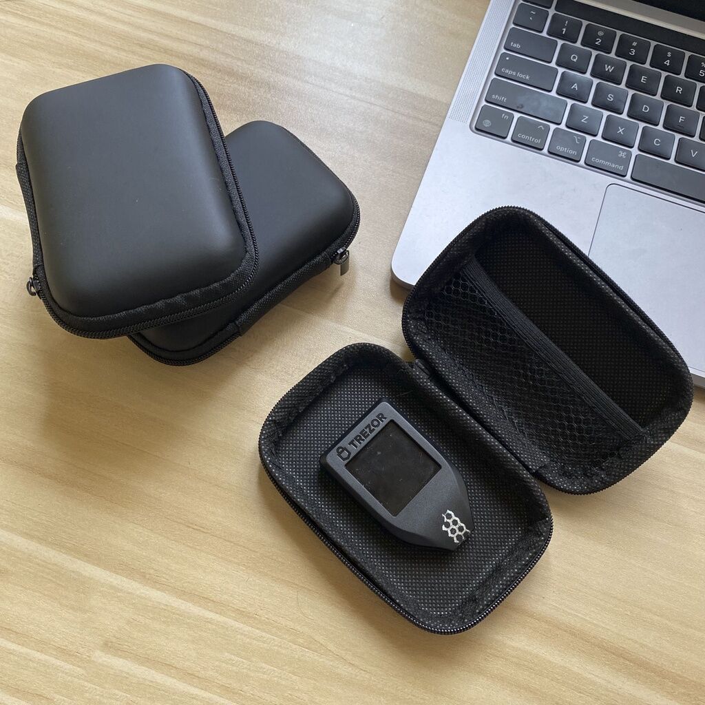 Trezor Hard Case for Trezor one and T Crypto Wallet axie (Black ...