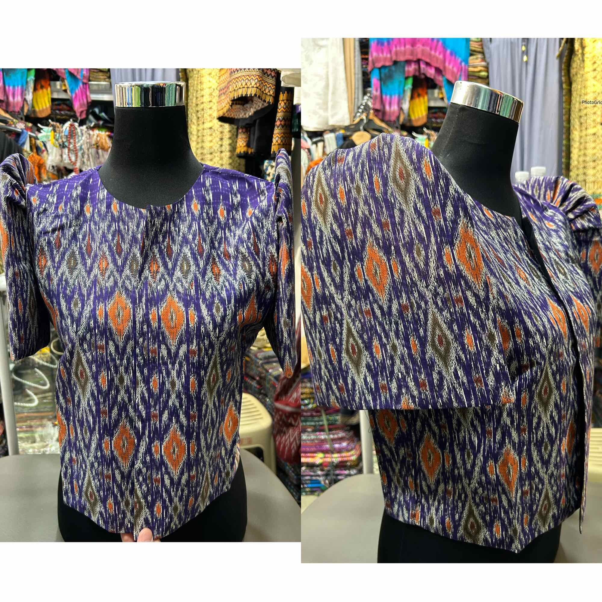 Ethnic Tribal Filipiniana Blouse Bolero Blazer / Batik Davao Made ...