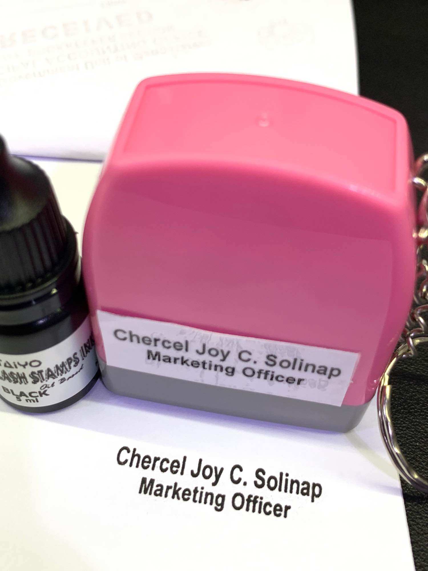 FREE INK FREE NAME HA 1333 PERSONALIZED STAMP | Lazada PH